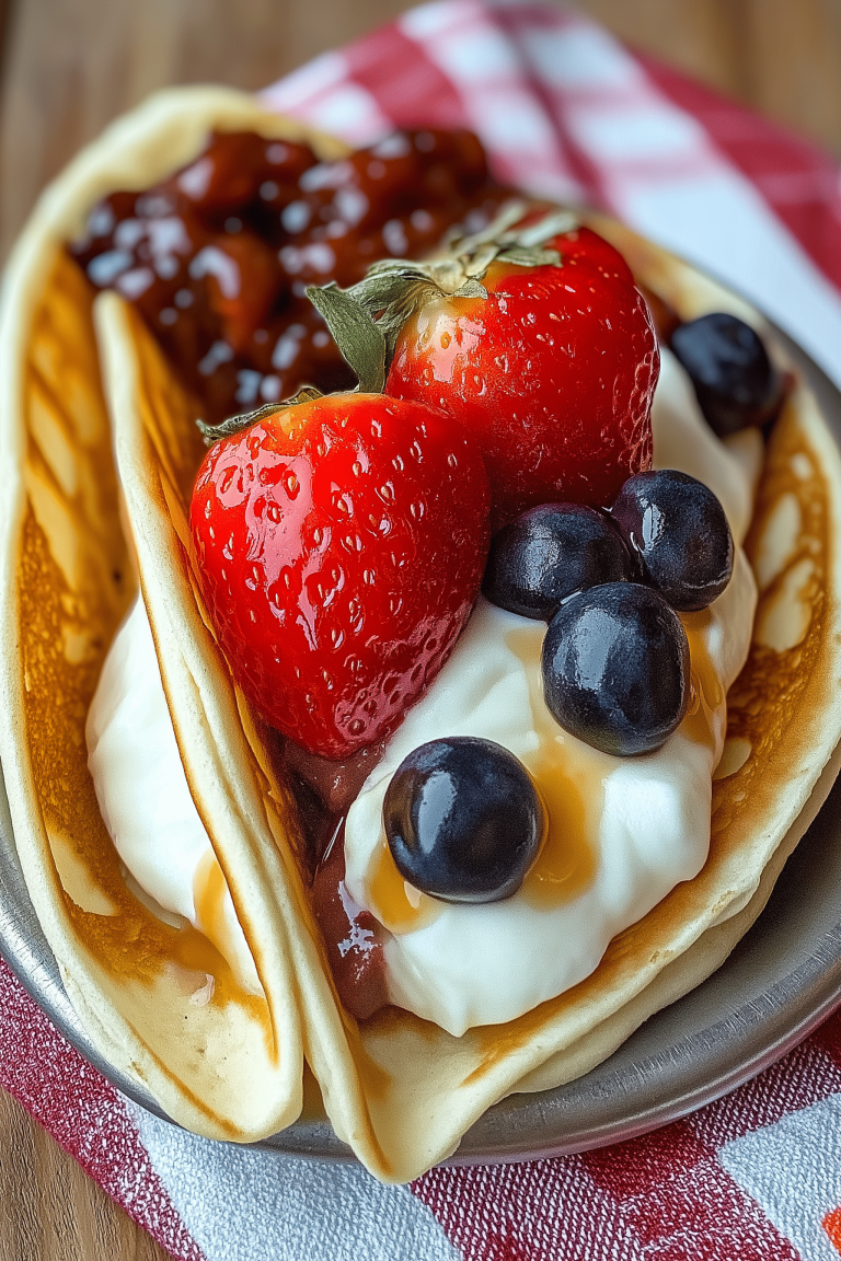 Pancake Tacos (The Ultimate Fun Breakfast Idea!) - Recipe Ideas