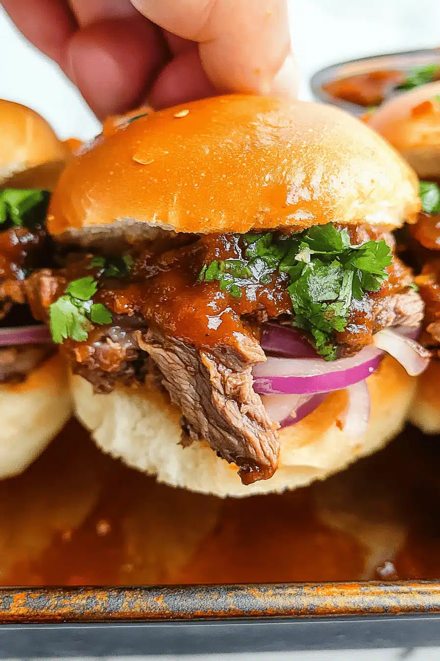 Beef Birria Sliders