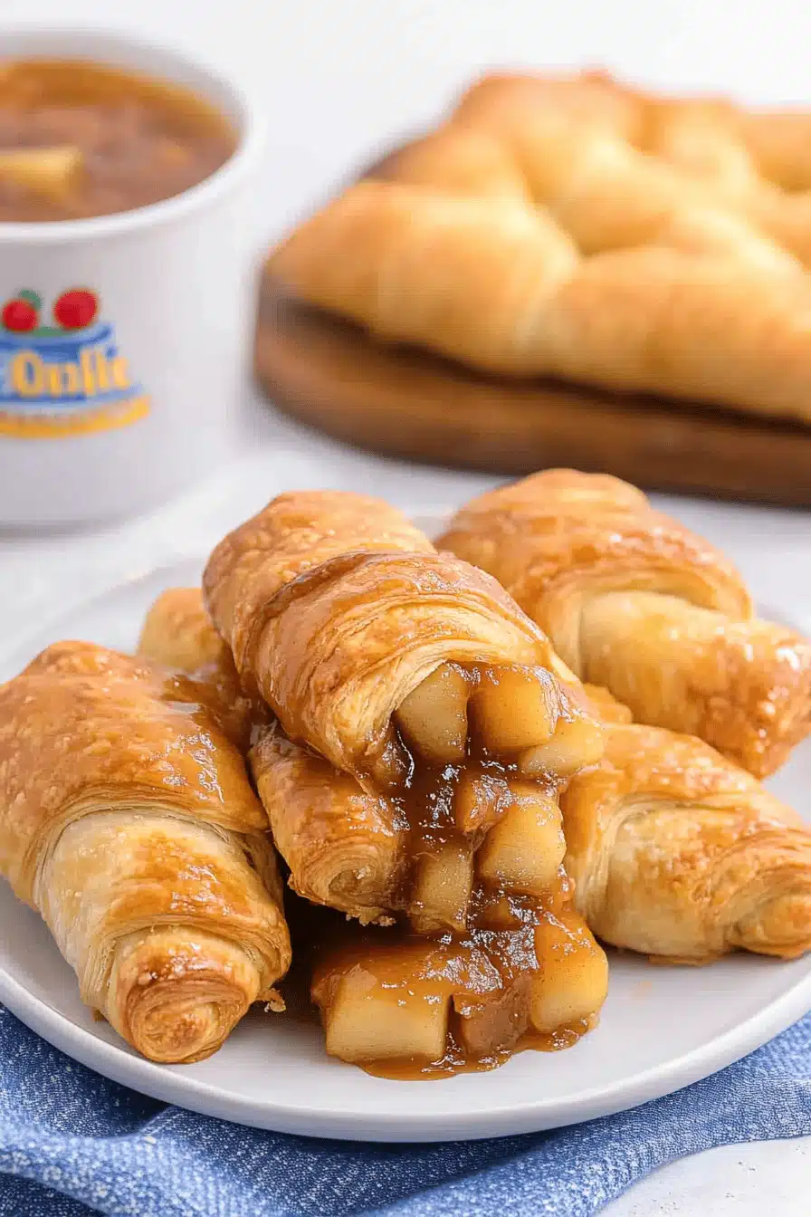 Caramel Apple Pie Crescents