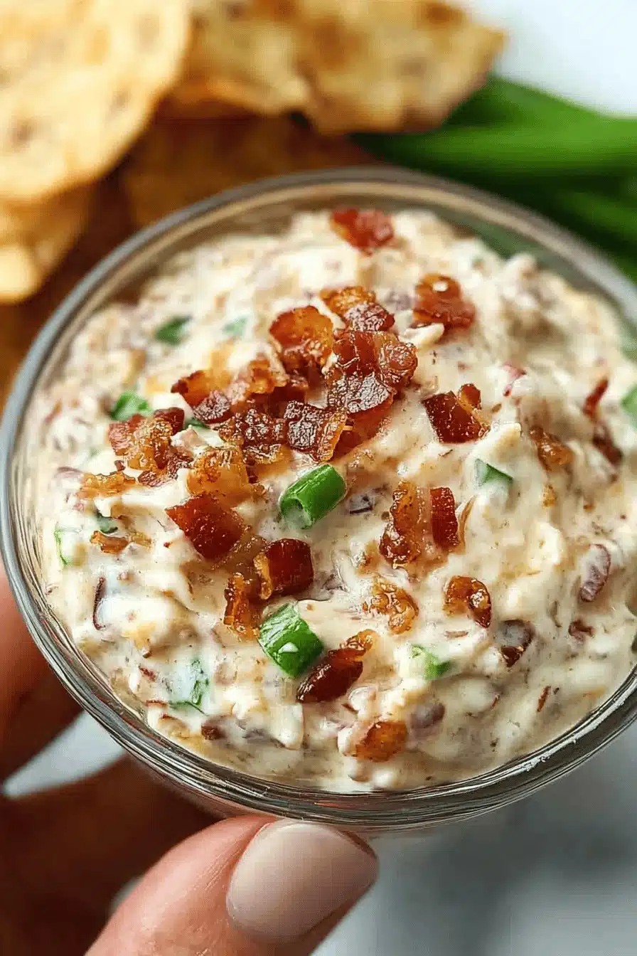 Caramelized Onion Bacon Dip