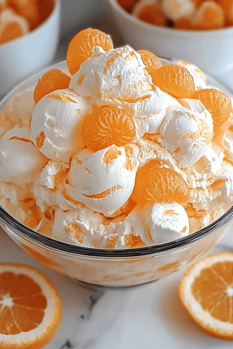 Creamsicle Orange Fluff