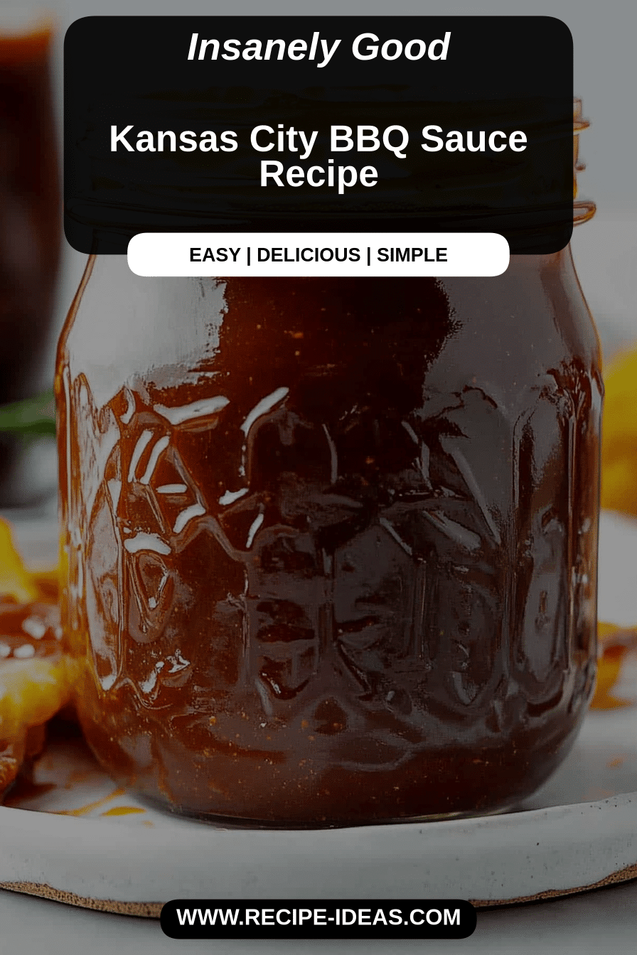 Kansas City BBQ Sauce Recipe
