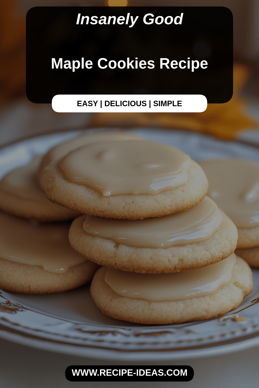 Maple Cookies Recipe - Recipe Ideas