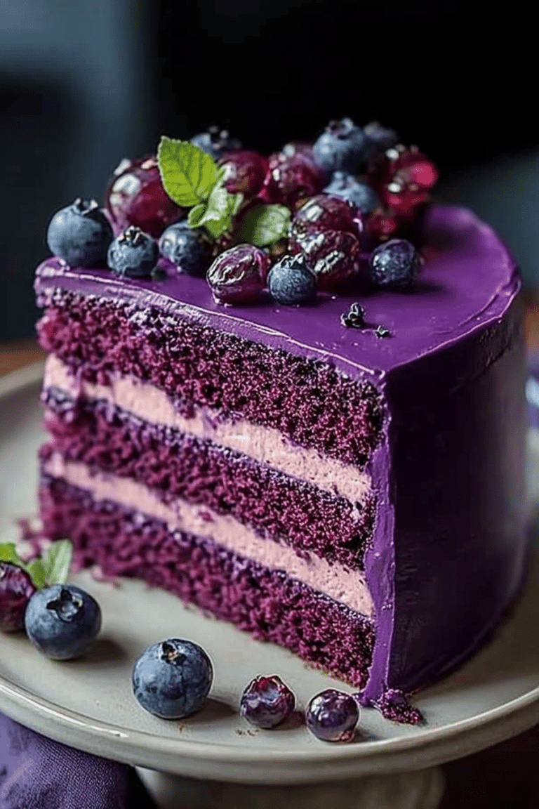 Purple Velvet Cake Recipe - Recipe Ideas