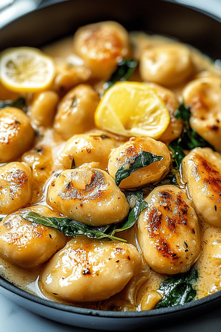 Lemon Chicken Gnocchi