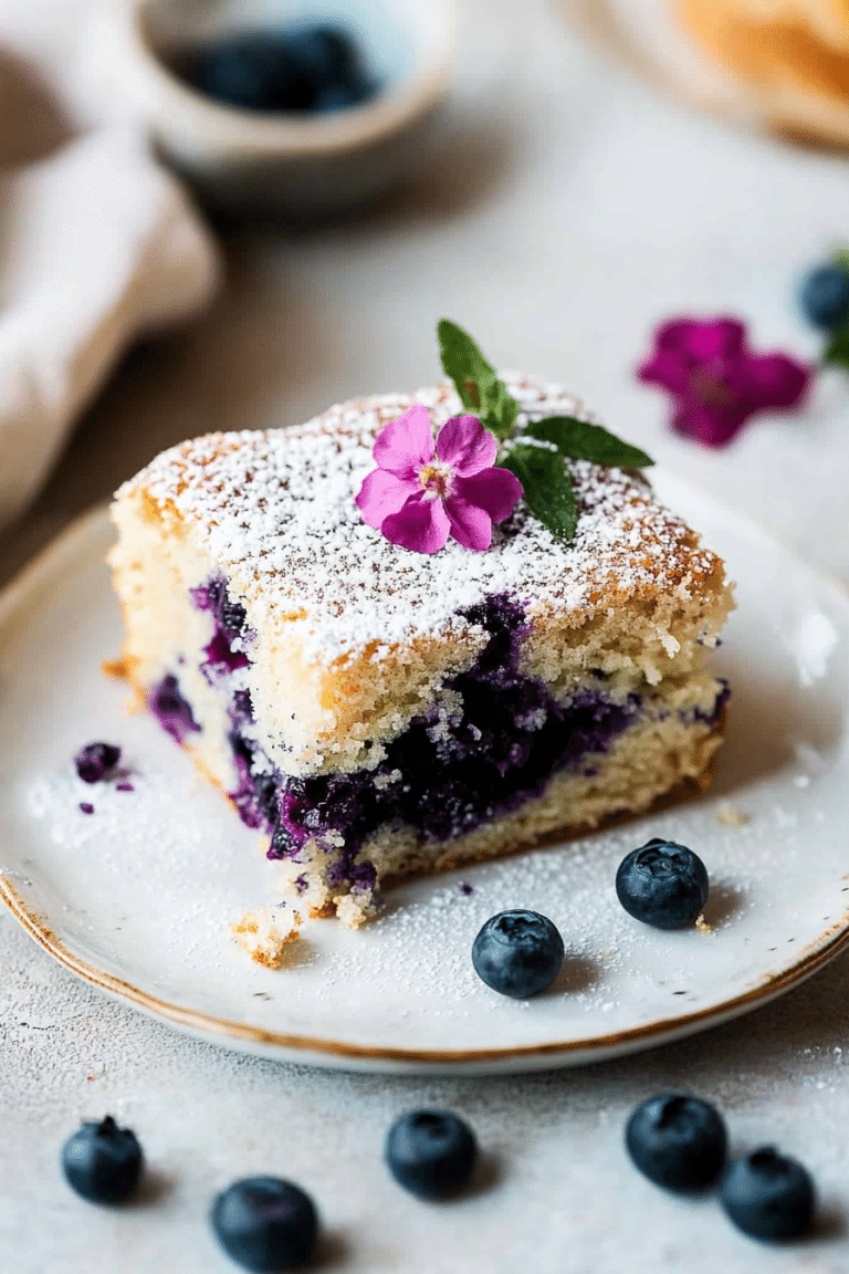 blueberry cake recipe